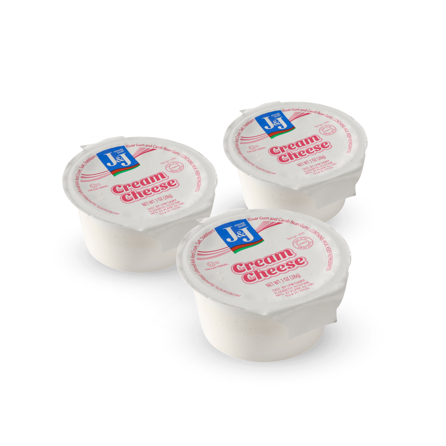 J&J Dairy | Whipped Plain Cream Cheese, 8 Oz.